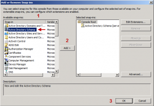 آموزش ایجاد کنسول Schema در Active Directory